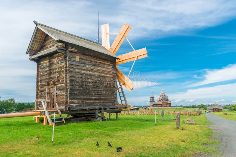 Old Mill. Windmill. Wooden Mill. and Russian Mill. Russian Architecture ...