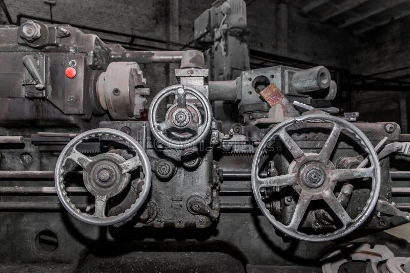 Old Milling Machine Equipment and Tools for Metal Processing in ...