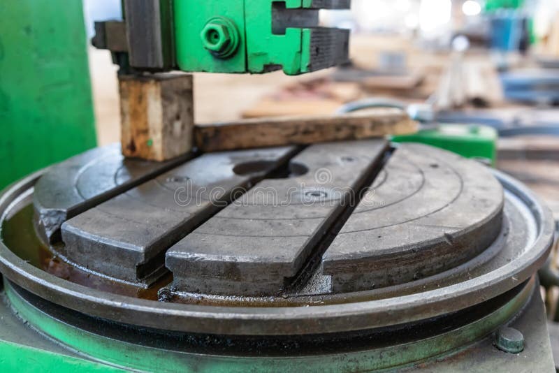 Old Milling Machine with Remote Control Stock Image - Image of milling ...