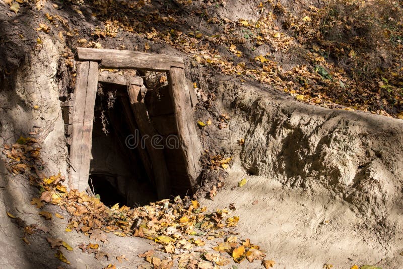 Old mine entrance stock image. Image of earth, underground - 45812019