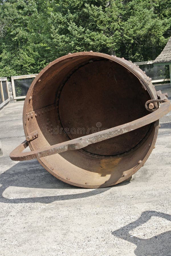 Tools for an Old Mine No Longer in Use, Michigan Stock Image - Image of ...