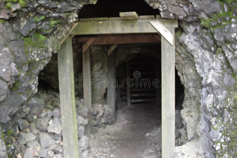 An Old Mine No Longer in Use, Michigan Stock Image - Image of metal ...