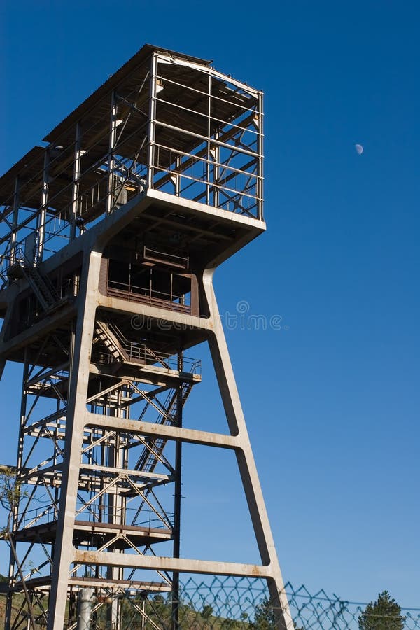 Old mine tower stock photo. Image of steel, industry, coal - 489506