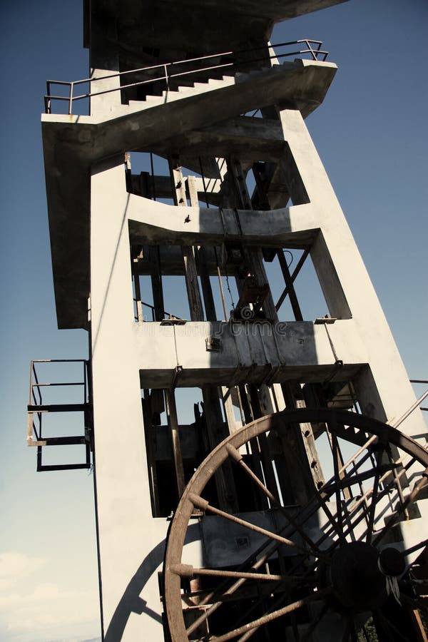 Old mine well stock photo. Image of work, industry, industrial - 23152192