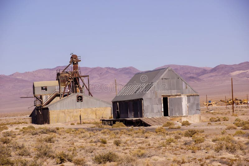 Old mining buildings stock image. Image of industrial - 299361973