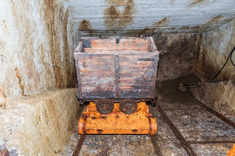 Old mining cart . stock image. Image of interior, industry - 89009581