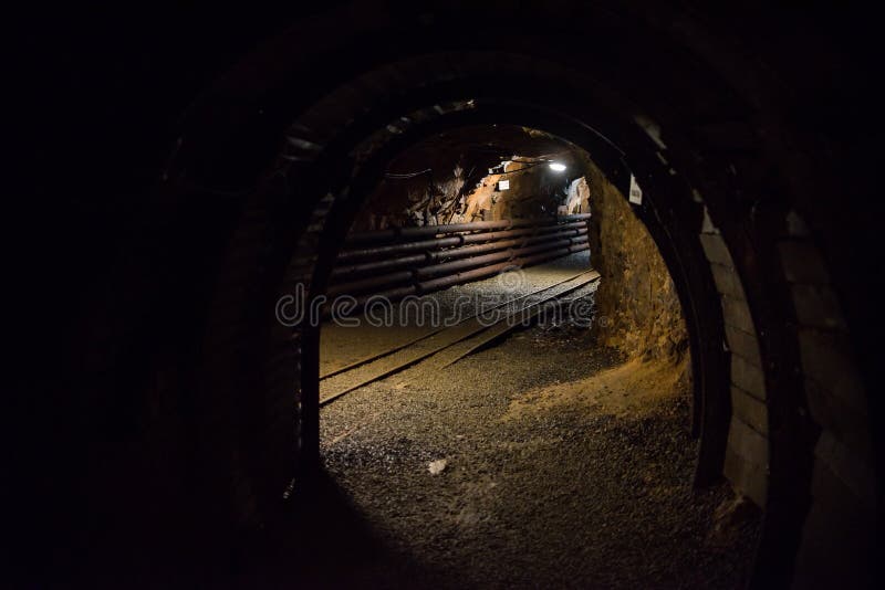 Old Mining Carts with Wheels on Rail for the Transportation of Minerals ...