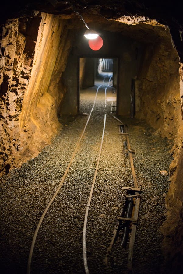 Old Mining Carts with Wheels on Rail for the Transportation of Minerals ...