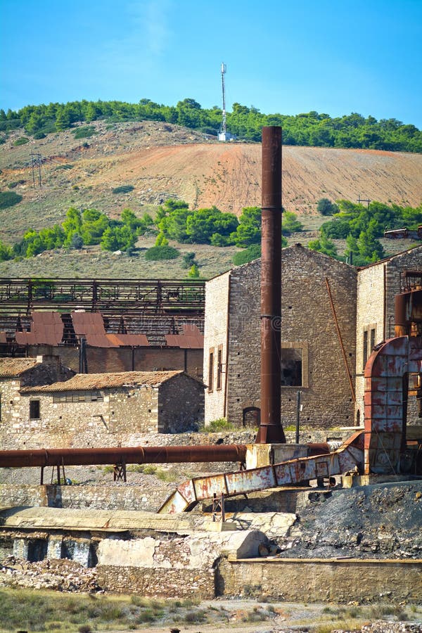 Old mining factory stock photo. Image of buildings, industry - 61953068