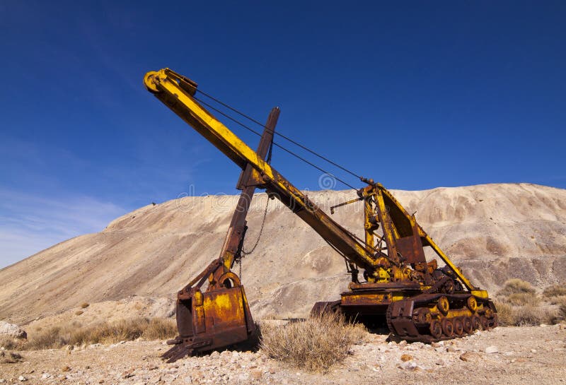 Old Mining Heavy Equipment stock photo. Image of neglected - 23142138