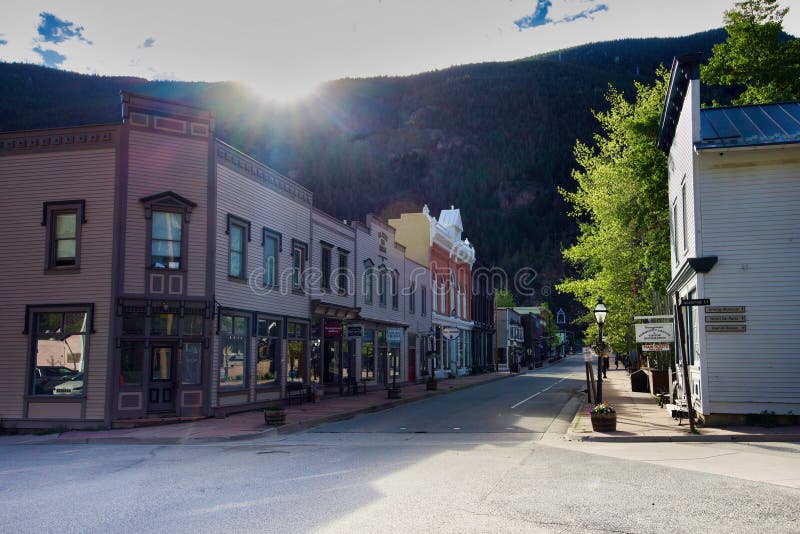 Georgetown Colorado editorial photography. Image of road - 281021067
