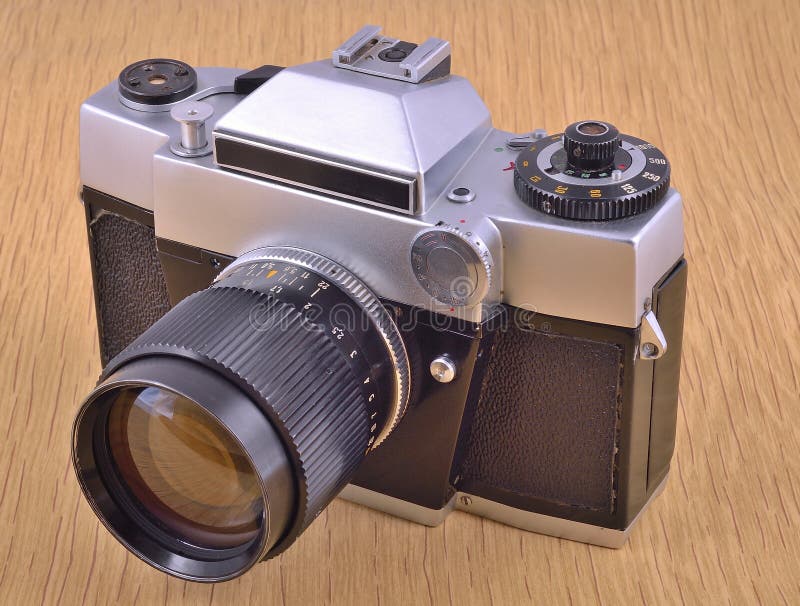 Old mirror camera stock photo. Image of scale, optical - 60384536