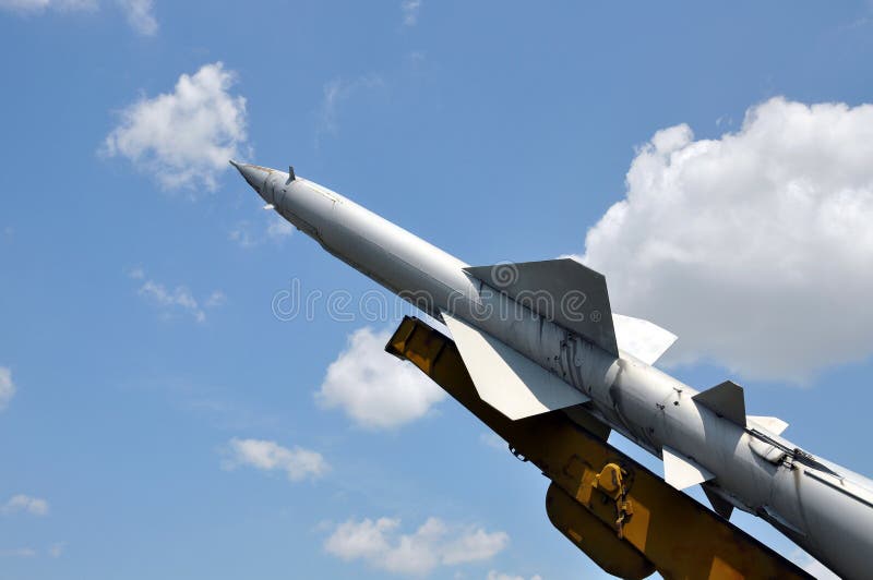 Old missile air defense stock image. Image of protection - 53629189