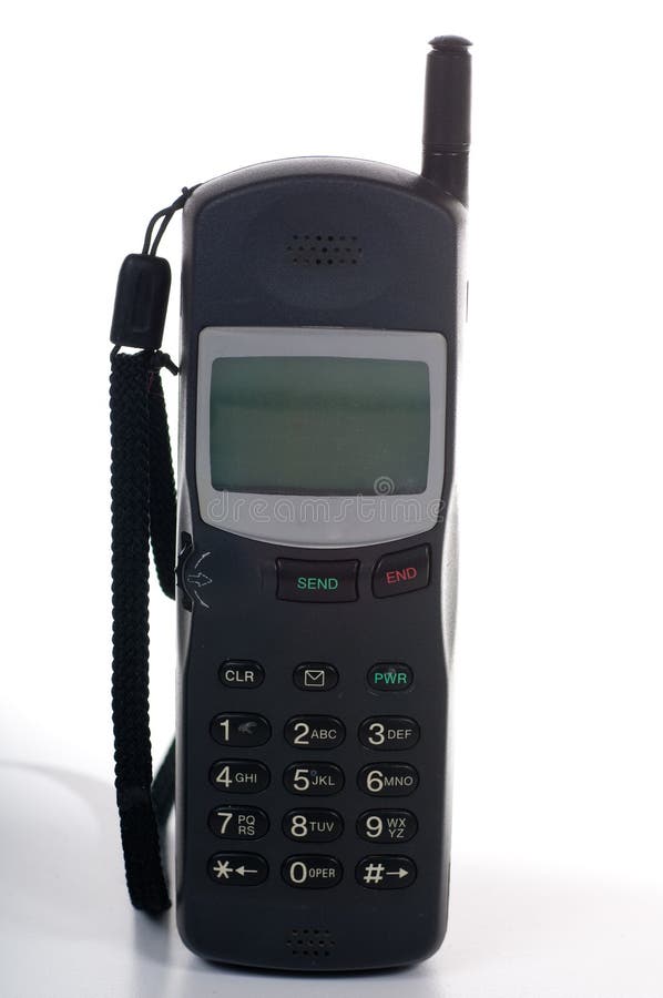 Old Mobile Phone from the 90 S Stock Photo - Image of call, black: 10952846