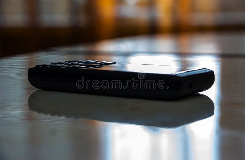 Old mobile phone stock image. Image of contemporary, black - 83461937