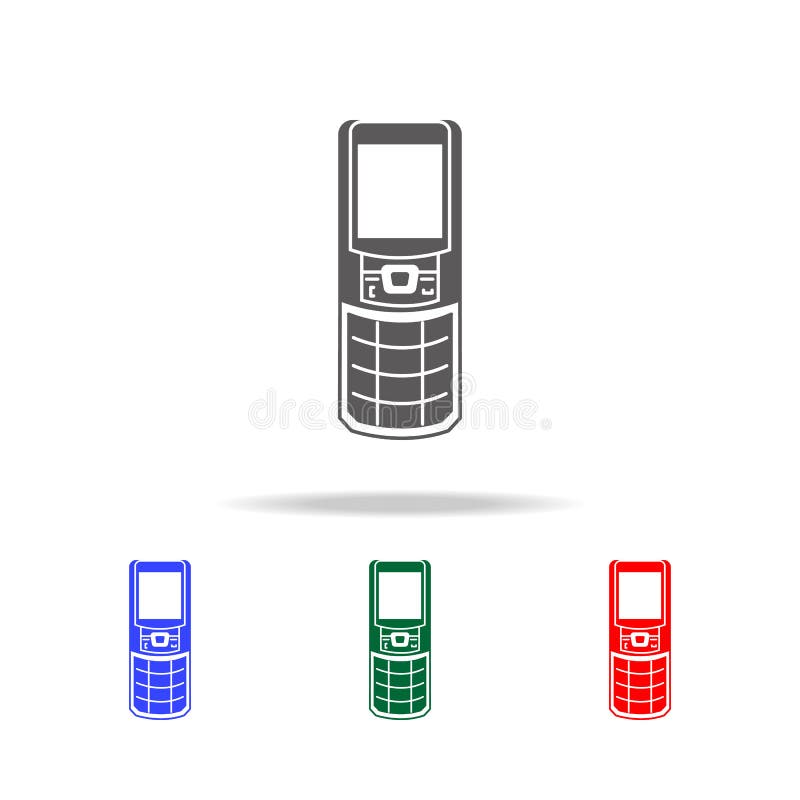 Old Mobile Phone Icon. Elements in Multi Colored Icons for Mobile ...