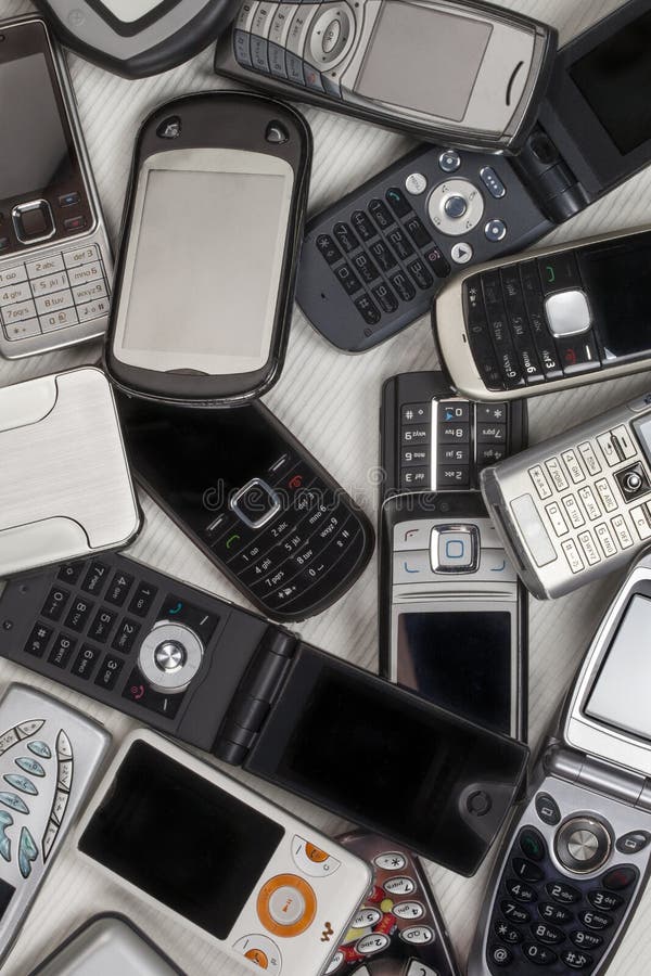 Old Mobile phones stock image. Image of object, phones - 28587503