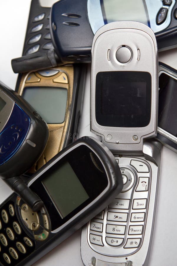 Old Mobile phones stock image. Image of object, phones - 28587503