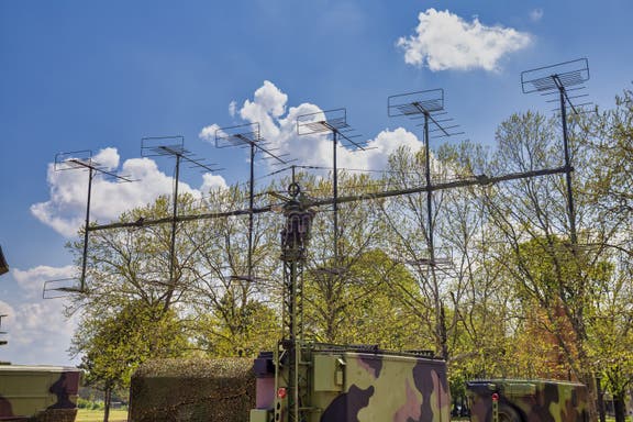 Old Mobile Soviet Radar P-12 Stock Image - Image of airplane, mobile ...