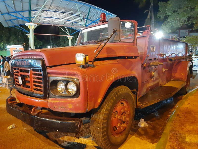 Old Model Fire Engine in My Town Editorial Photo - Image of fire, model ...