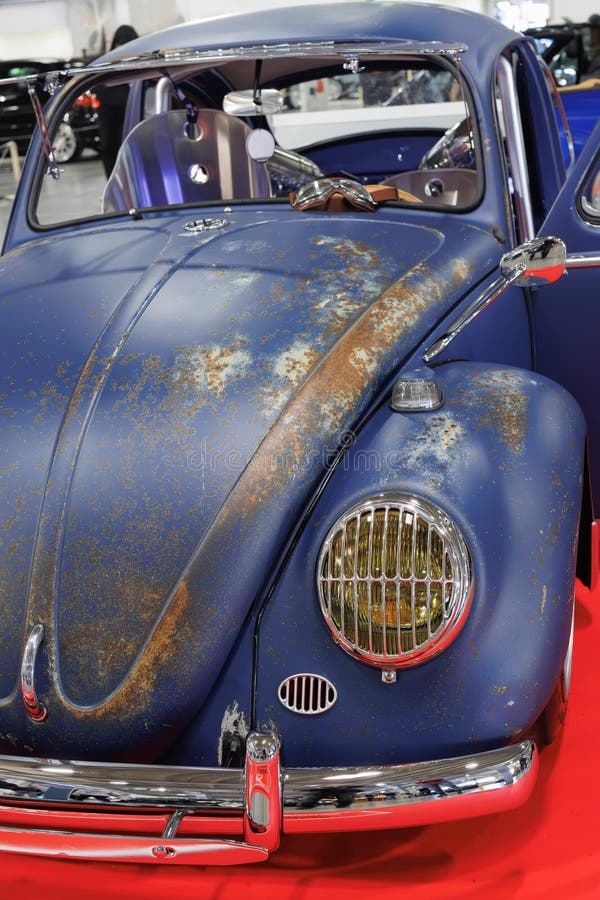 Old Model Volkswagen Beetle with Rusty Exterior Bodywork but ...
