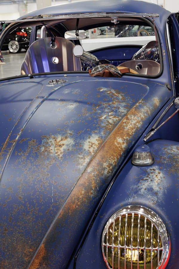 Old Model Volkswagen Beetle with Rusty Exterior Bodywork but ...
