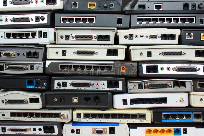 Modems. stock image. Image of modem, electronics, connection - 321241