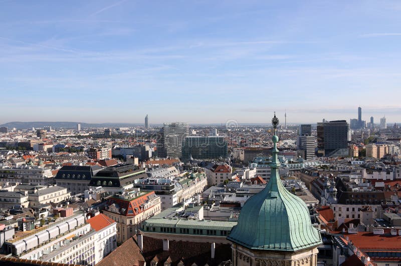 Old and Modern Buildings Cityscape Vienna Editorial Image - Image of ...