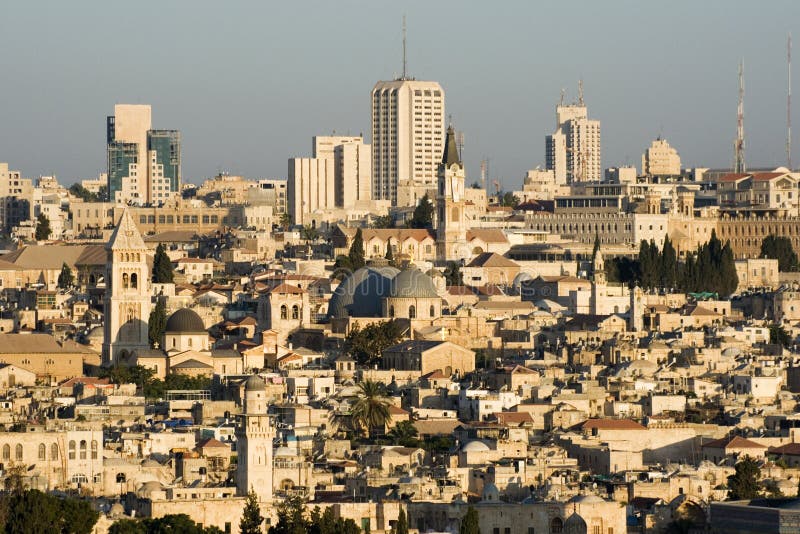 Old And Modern Jerusalem In Israel Royalty Free Stock Photography ...