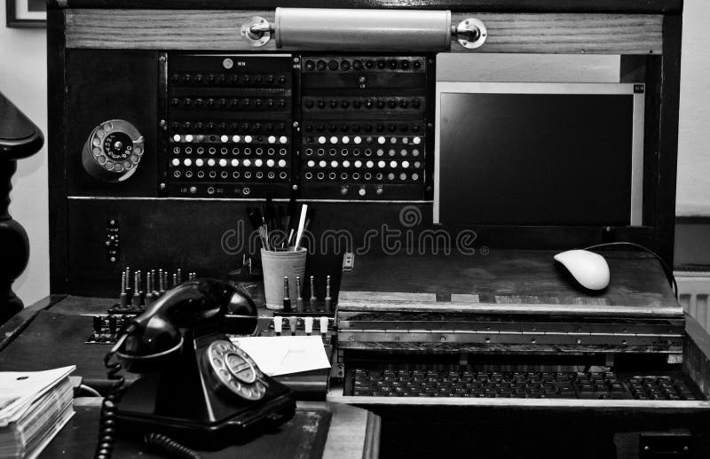 Old modernized switchboard stock image. Image of resort - 27864141