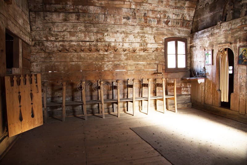 The Old Monastery Abandoned Stock Photo - Image of abandoned, chair ...