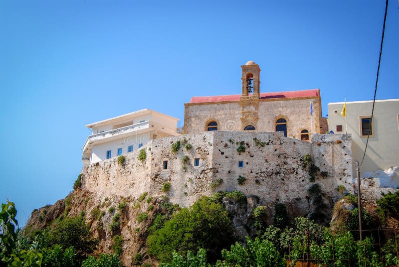 Old Monastery in Crete,Greece Editorial Photo - Image of mediterranean ...