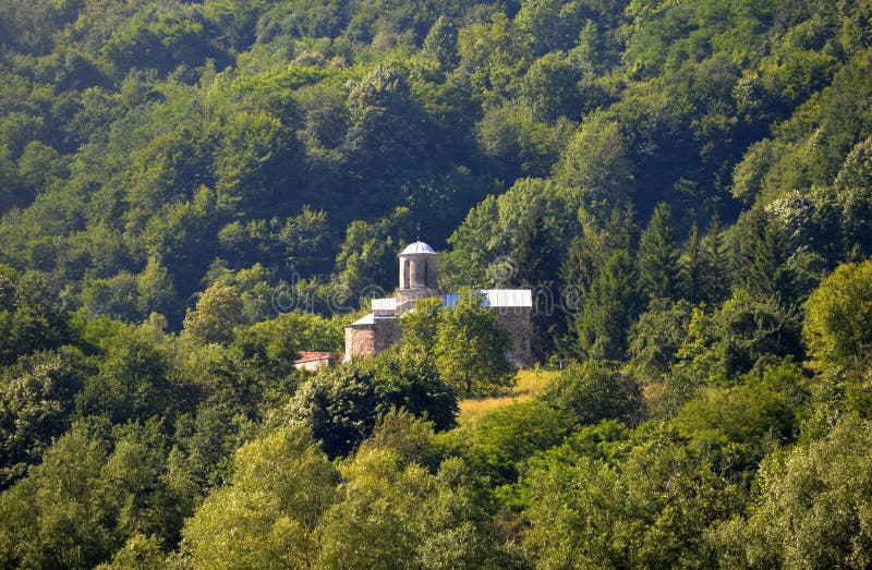 Old Monastery in the Forest Stock Photo - Image of tree, meadow: 341441186