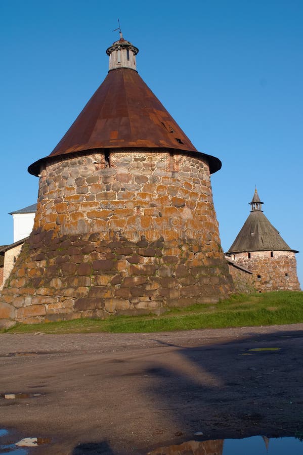 Old monastery tower stock photo. Image of monastery, roofs - 14954700