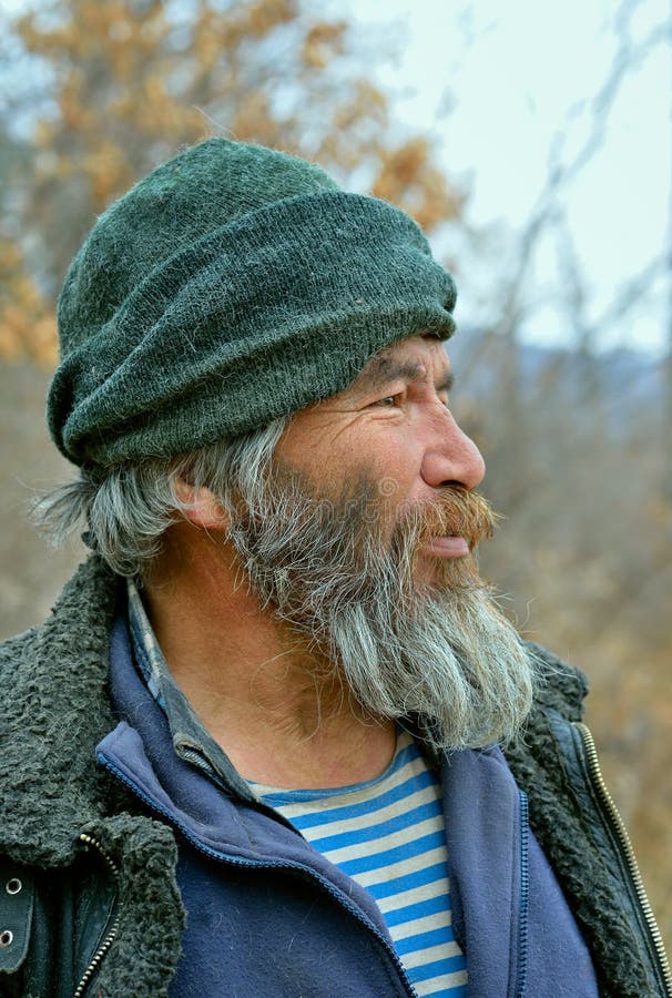 Old mongol Man 15 stock photo. Image of male, head, mustached - 11602736