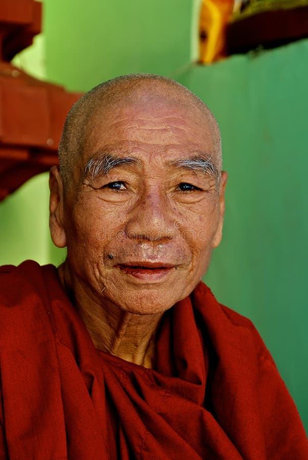 Old monk editorial stock image. Image of temple, minorities - 25799474