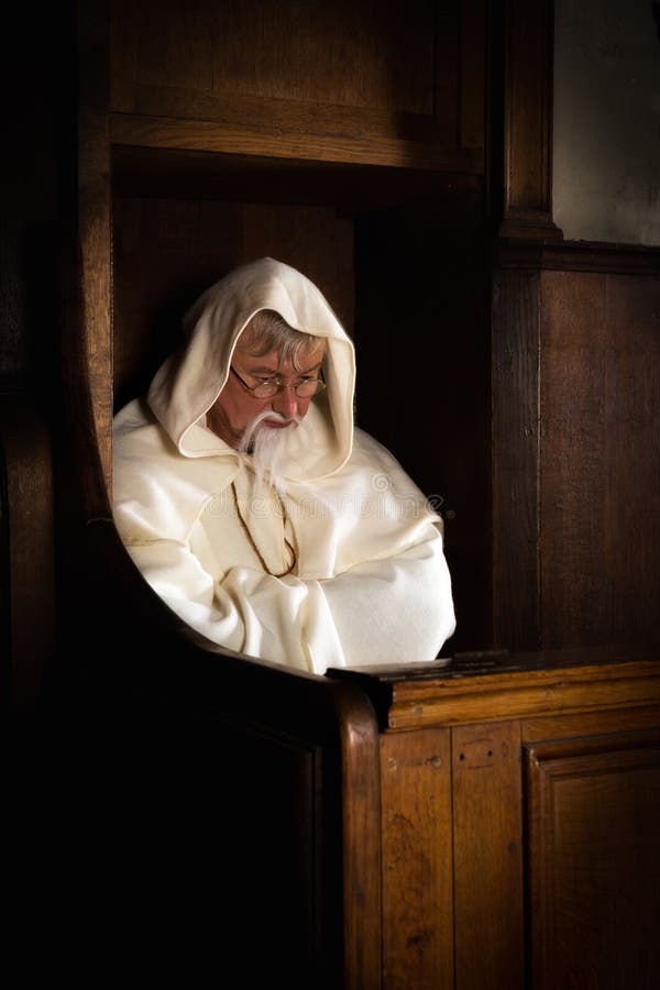 Monk in church stock photo. Image of church, cross, male - 19721192
