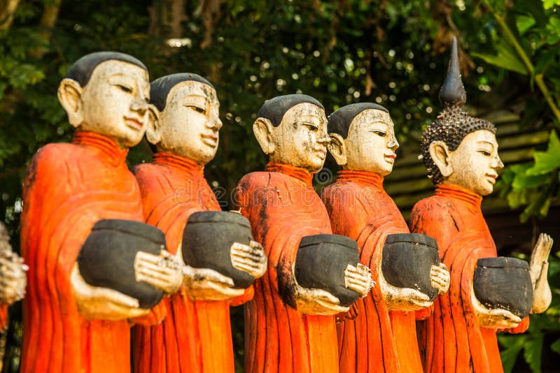 Old monk statue stock image. Image of symbol, holy, park - 101248315