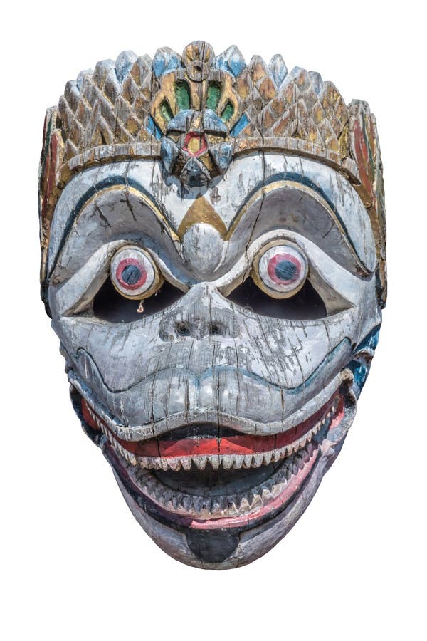 Old monkey mask, isolate stock image. Image of ingredient - 151734297