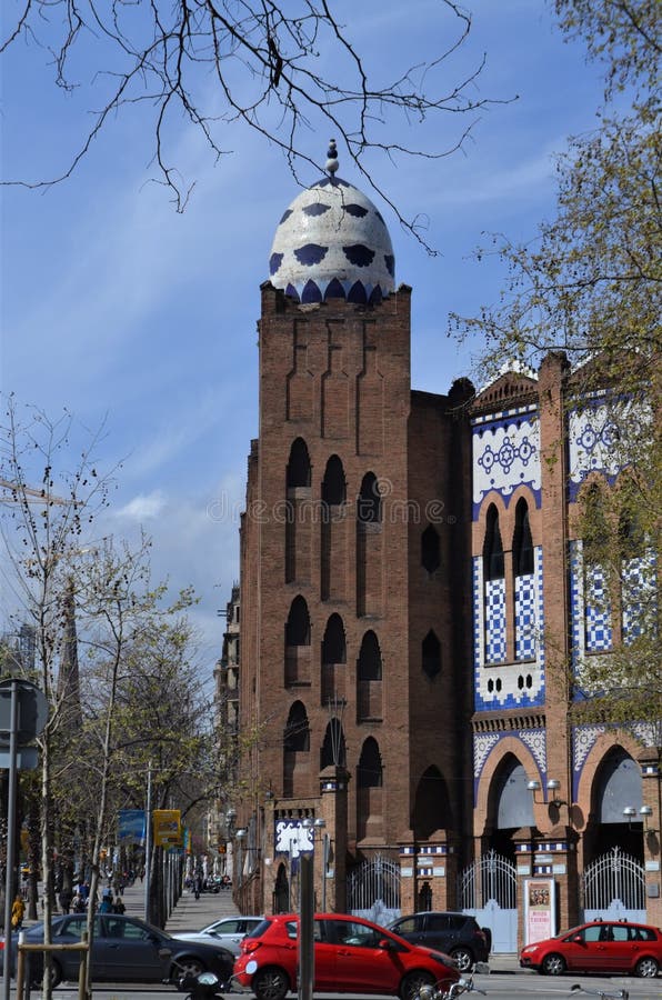 Monumental Building in Barcelona Editorial Photography - Image of city ...