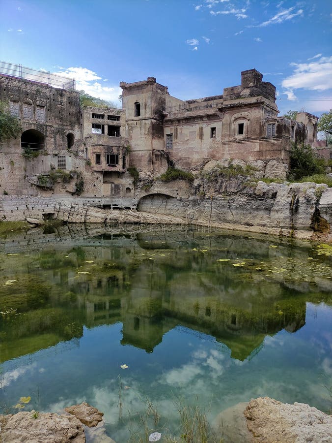 This is the Picture of Katas Raj Temples. Stock Image - Image of abbey ...