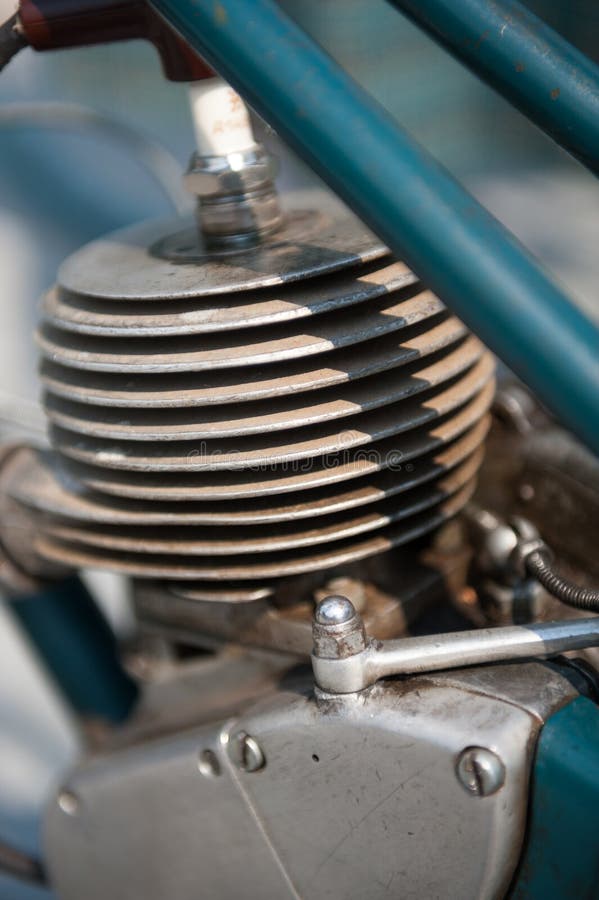 Old moped engine stock photo. Image of vintage, spark - 31756592
