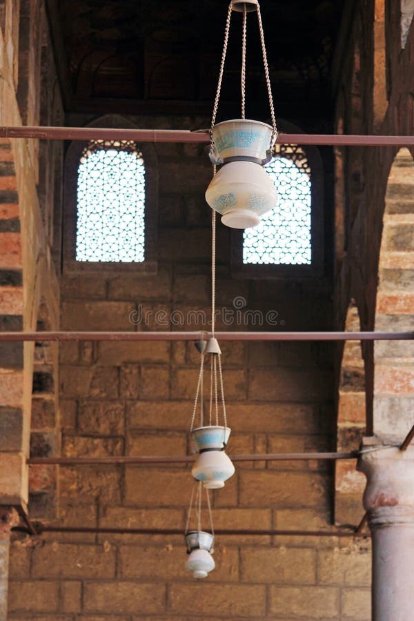Egypt Cairo Citadel Night View Stock Image - Image of arab, praying ...