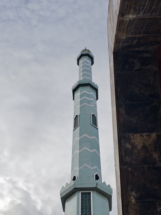 The old mosque tower stock photo. Image of selatan, selayar - 367435112