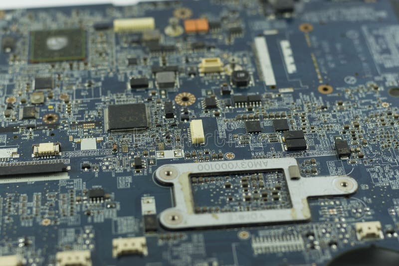 Old motherboard board editorial photo. Image of memory - 112287996