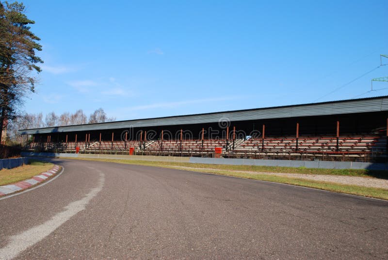 Old motor racing track stock photo. Image of grass, auto - 12343984