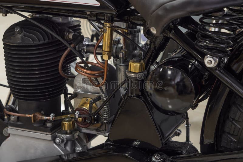 Old motorcycle engine stock photo. Image of manufacturing - 82564990