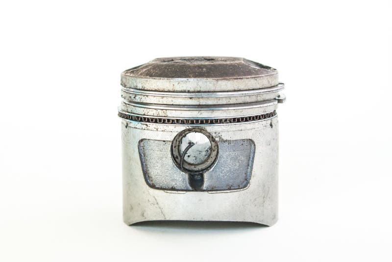 Old motorcycle piston stock image. Image of lubrication - 87832815
