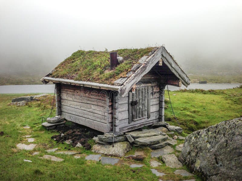 An old mountain hut 2 stock image. Image of lake, shack - 56404113
