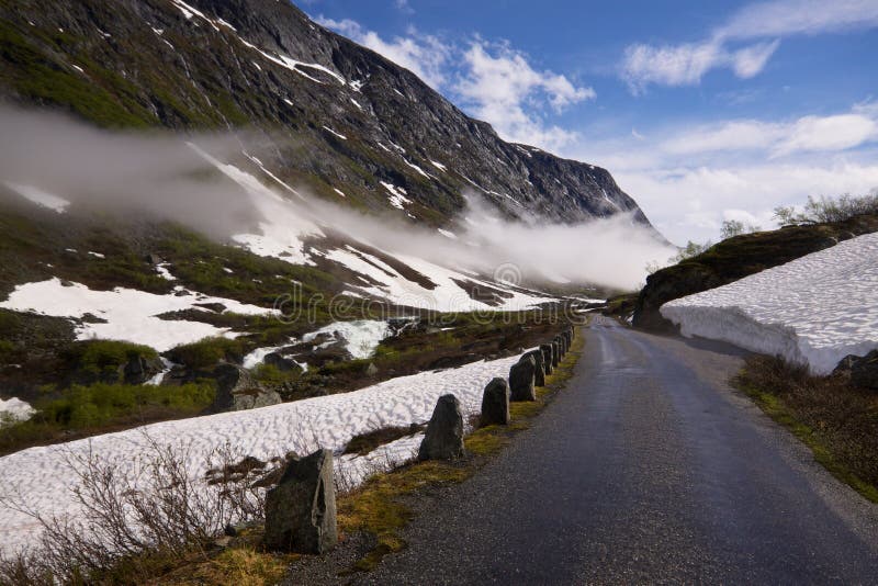 Old mountain road stock image. Image of norway, scenic - 22699467